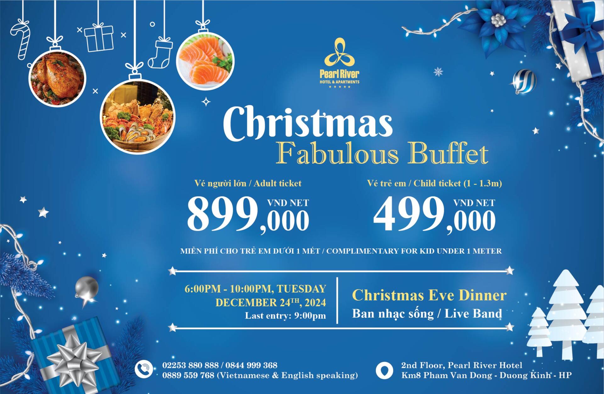 Christmas Fabulous Buffet - Pearl River Hotel & Apartments